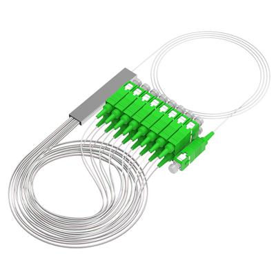 China FTTH Fiber Optic Splitter , Passive Optical Splitter 1x2 1x4 1x8 for sale