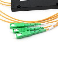 China FTTH ABS G657 Fiber Optic Splitter , 1x32 Plc Splitter 50dB Return loss for sale