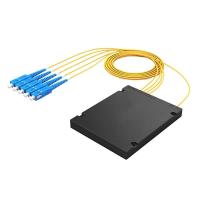 China Low Insertion Loss Fiber Optic Splitter , FTTH ABS box splitter 1x32 for sale