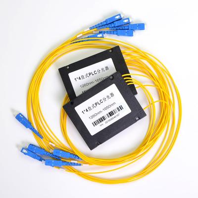 China Optic SC / APC ABS Box 1x2 Fiber PLC Splitter 2.0mm Dia 1 Meter Length for sale