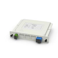 China SC APC UPC Fiber Optic Splitter , Cassette Type LGX Box PLC Splitter for sale