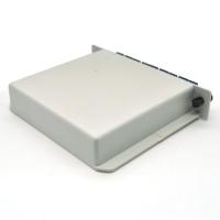 China FTTH 1x8 LGX Box Type Splitter SC APC UPC Fiber Optic PLC Splitter ABS Cassette Plug In Type Splitter Single Mode for sale