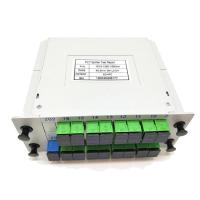 China FTTH Fiber Optic Splitter , Cassette Plc Splitter 1x16 SC APC Connector for sale