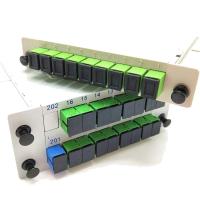 China FTTH Fiber Optic Splitter , Cassette Plc Splitter 1x16 SC APC Connector for sale