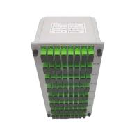China FTTH epon gpon LGX Cassette type 1 4 8 12 16 32 64 128 core SC UPC fiber optic plc splitter lgx box for sale