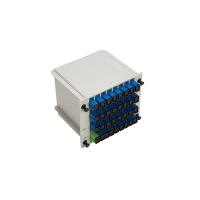 China LGX Cassette Type 1*4 1*8 1* 16 1*32 SC UPC FTTH Epon Gpon Fiber Optic Box Plc Splitter for sale