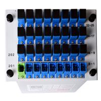 China Low Insertion Loss 1x32 Abs Box Plc Splitter For PON GEPON Networks for sale