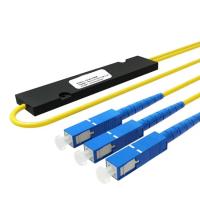 China Lightweight ABS 1x2 Plc Splitter Environment Stable With Low Return Loss for sale