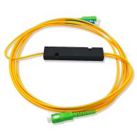 China ABS PLC Fiber Optic Splitter 1x2 Sc Apc with Low Return Loss for sale