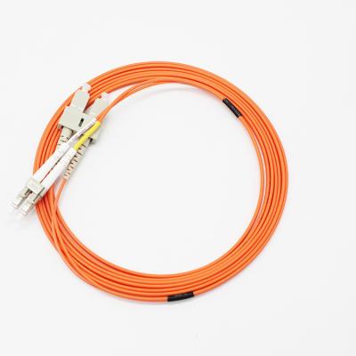 China SC UPC-LC UPC Fiber Optic Patch Cord Multi Mode Simplex 3.0mm Lzsh Cable for sale