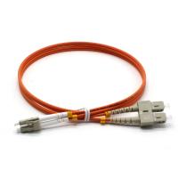 China SC UPC-LC UPC Fiber Optic Patch Cord Multi Mode Simplex 3.0mm Lzsh Cable for sale