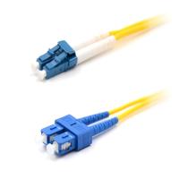 China SC UPC-LC UPC Fiber Optic Patch Cord Single Mode Duplex 3.0mm G657A Lzsh Cable for sale