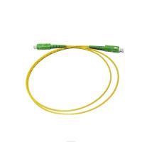 China SC APC-SC APC Fiber Optic Patch Cord Single Mode Simplex 3.0mm G657A Lszh Cable for sale
