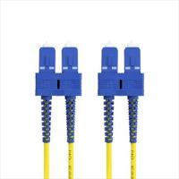 China SC UPC-SC UPC Fiber Optic Patch Cord Single Mode Duplex 3.0mm G657A Lszh Cable for sale