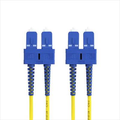 China SC UPC-SC UPC Fiber Optic Patch Cord Single Mode Duplex 3.0mm G657A Lszh Cable for sale