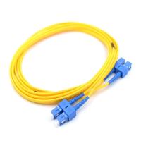 China SC UPC-SC UPC Fiber Optic Patch Cord Single Mode Duplex 3.0mm G657A Lszh Cable for sale
