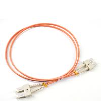 China PVC LSZH 2.0mm Fiber Optic Patch Cord Duplex SC-SC for sale