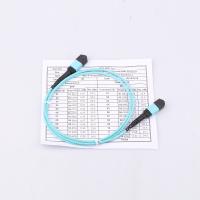 China PVC LSZH Mtp Mpo Patch Cable UPC / APC 0.3dB Insertion Loss for sale