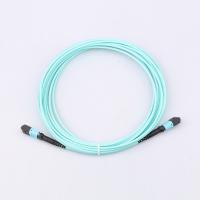 China UPC / APC Fiber Optic Patch Cord , OM3 MTP MPO Fiber Cable 3mm for sale