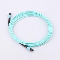China UPC / APC Fiber Optic Patch Cord , OM3 MTP MPO Fiber Cable 3mm for sale