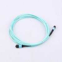 China UPC / APC Fiber Optic Patch Cord , OM3 MTP MPO Fiber Cable 3mm for sale