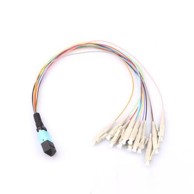 China Single Mode Multimode Mpo Fanout Cable For Telecommunication for sale