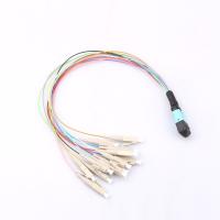 China Single Mode Multimode Mpo Fanout Cable For Telecommunication for sale