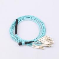 China OM4 MTP Fiber Optic Patch Cord High Stability For 40G Networks for sale
