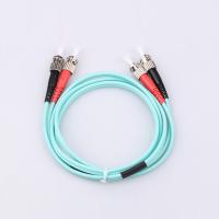 China OM4 St To St Fiber Patch Cable Duplex OFNR PVC LSZH 3.0mm for sale