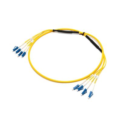 China Simplex Single Mode Patch Cord , 4 Core Lc Lc Fiber Patch Cable for sale