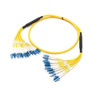 China Single Mode SM 3 Meter Patch Cord Lc-Lc 12 Core  with High return loss for sale