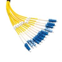 China Single Mode SM 3 Meter Patch Cord Lc-Lc 12 Core  with High return loss for sale