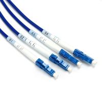 China SC-LC Fiber Optic Patch Cord Armoured Singlemode 4 Core PVC LSZH 3.0mm for sale