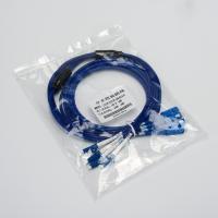 China SC-LC Fiber Optic Patch Cord Armoured Singlemode 4 Core PVC LSZH 3.0mm for sale