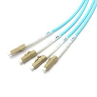 China 4 Core Sc Lc Fiber Patch Cord Armoured Multi Mode OM3 PVC LSZH 3.0mm for sale
