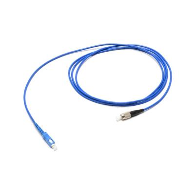 China FC SC Fiber Optic Patch Cord , Simplex Fiber Jumper 3.0mm armoured for sale