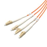 China OM3 Patch Cord Lc Lc Simplex Multi Mode UPC APC Polished Low Insertion Loss for sale
