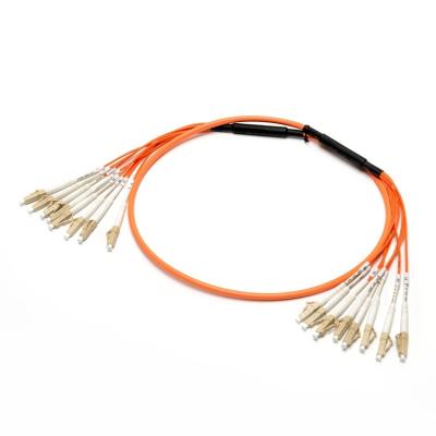 China OM3 Patch Cord Lc Lc Multimode 8 Core Multi Mode Simplex Jumper 3.0mm for sale
