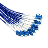 China LC To SC Multi Mode Fiber Optic Patch Cord 12 Core 3m 10Gb for sale