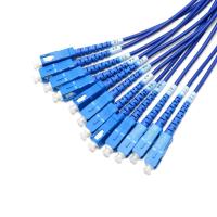 China LC To SC Multi Mode Fiber Optic Patch Cord 12 Core 3m 10Gb for sale