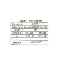 China UPC APC Fiber Optic Patch Cord , multi mode LC Fiber Pigtail for sale