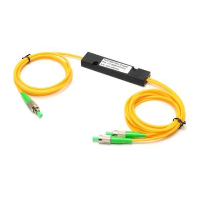 China Telecommunications 1x2 Plc Fiber Splitter Single mode and multi mode for sale