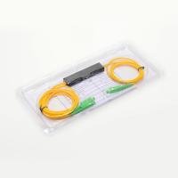 China Telecommunications 1x2 Plc Fiber Splitter Single mode and multi mode for sale