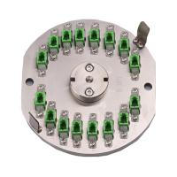China Dual APC UPC Polishing Jig Lc Apc 16 Connector ISO9001 ceritificate for sale