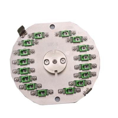 China Dual APC UPC Polishing Jig Lc Apc 16 Connector ISO9001 ceritificate for sale