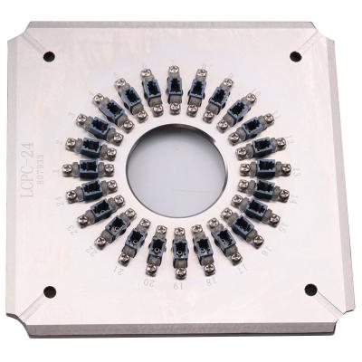 China Quick change jigs Fiber Optic Fixtures For Lc Pc 24 Connector for sale