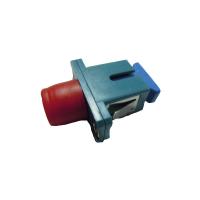 China PVC / metal Fc To Sc Fiber Adapter 1000 times Durability Simplex Shutter for sale