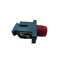 China PVC / metal Fc To Sc Fiber Adapter 1000 times Durability Simplex Shutter for sale