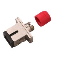 China PVC / metal Fc To Sc Fiber Adapter 1000 times Durability Simplex Shutter for sale