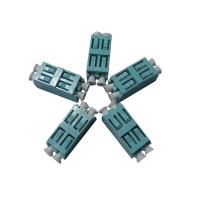 China LC OM3 Fiber Optic Cable Adapter Single mode with Ceramic sleeve for sale